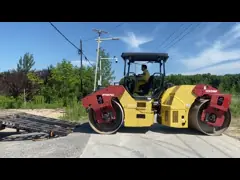 DYNAPAC CC624HF Double Drum Road Roller Second Hand With Well Maintained