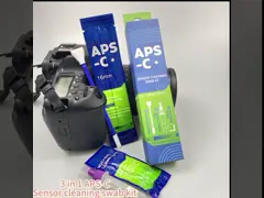 3 σε 1 APS-C κάμερα αισθητήρα Swab καθαριστικό κιτ μεμονωμένο συσκευασμένο με καθαριστικό αισθητήρα