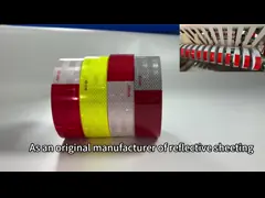 Safety Car Truck Bicycle Road Prismatic Rolls DOT C2 Reflective Tape Self - Adhesive