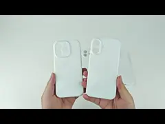 China White 3D Sublimation Thin Phone Case For IPhone 14 15 16 Pro Plus DIY Phone Cases for sale