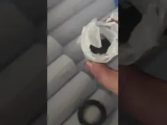 China Automotive Customized Rolling Bearing Round Lock Nut EN AW-7075 Anodized Black for sale