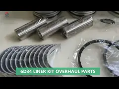 6D34 Excavator Engine Cylinder Liner kit