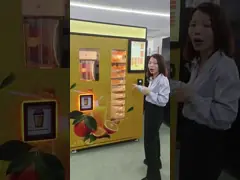 Konmax fresh squeezed orange juice vending machine