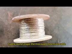 KX-FG-FG-SSB cavo di estensione di termocoppia a forma rotonda 0,5 mm2