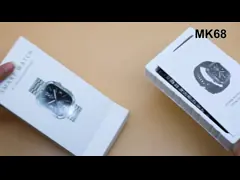 China MK68 Men Smart Watch BT Call AMOLED Heart Rate Monitoring Healthy Sports Wristwatch for sale