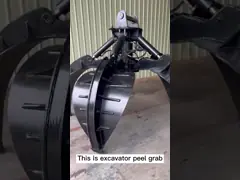 Excavator Orange Peel Grapple