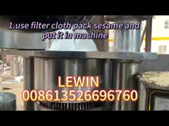 cold press sesame oil by hydraulic oil machine