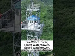 China Forest Fire Watchtower Guard Tower Of Building Lightning Protection Towers for sale