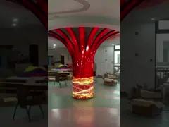 Irregular shaped display screen, LED irregular shaped display screen, curved display screen