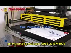 PRY-568 Air Over Hydraulic Driving System Embossing and Hot Stamping Machine