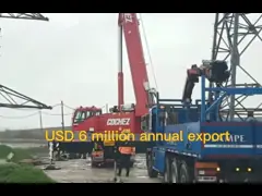 35kv duplo circuito Pylon Power Torre de transmissão elétrica Aço galvanizado Torre de monopólios metálicos