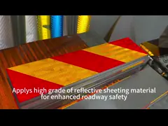 China High Visibility Custom Rear Signage Reflective Rear Marking Plate For Heavy Vehicles for sale