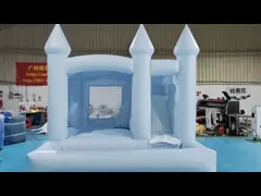 Cina Casa di rimbalzo bianco, palloncino commerciale, casa di rimbalzo bianco, buttafuori da matrimonio, castello gonfiabile. in vendita