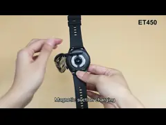 Health Smart Watch ET450 Blood Press Blood Oxygen ECG+PPG Body Temperature Smart Watch