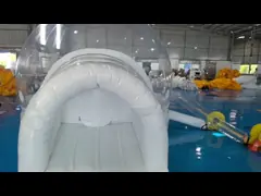 China Transparent Igloo Dome Tent PVC Globe Inflatable Bubble Tent House For Outdoor Camping for sale