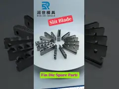 China SKH51 Edge Rippled Trim Punch In Heat Exchanger Coil Edge Rippled Trim Blade For Fin Die Tooling for sale