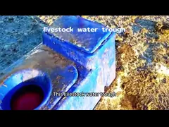 40L/min Flow Rate Blue Cow Drinking Trough for Maximum Water Efficiency