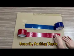 Trusted Red Tamper Proof Tape for Ultra Secure Product Protection