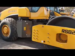 SDLG RS8220 Used Road Roller Turning Radius 6600mm With Hydraulic System