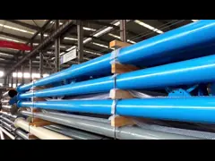 China Seamless Welded Steel Pipe Rubber Lined Pipe with Flanged Connection Type Designed Oil Gas Sewage Transport Applications for sale