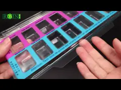 China Disposable Medical Plastic Packaging PET Hinged Clamshell Packaging for sale