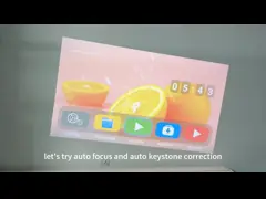 Flyin LCD LED Lamps Android Projector Built-In Stereo Speaker US EURO Plug