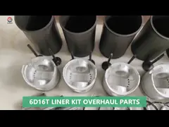 6D16T Cylinder Liner kit 23411-93C20 ME996591 Engine Rebuild Kits For  Diesel Engine Parts