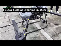 DJI FlyCart 30 50m high  Building cleaning  Tethered drone system