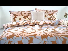 Cotton Printed Comforter Set Breathable King Size Comforter Sets