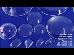 optical spherical bi convex magnifying glass lens
