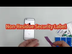 PET Durable Tamper Evident Seal Stickers Void Open Security Label For Packing