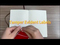 Self Seal Custom Void Tamper Proof Label Warranty Security