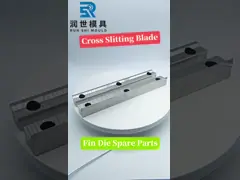 China HSS ASP30 Upper Cut Off Blade 3/8 In Fin Die For Cutting Aluminum Foil for sale