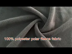 High quality sports hoodies material warm keeping knitted polyester one side polar fleece fabric