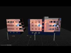 Projector real case 3D renderings