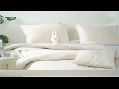 Linen Cotton Blended Solid Comforter Set Sustainable King Comforter Sets