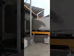 Block trimming machine with worktable 360° rotating
