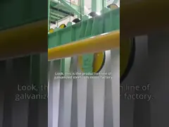 The factory of galvanized sheet