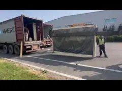Glass in container