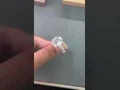 China Women 1ct Diamond Moissanite Solitaire Necklace 925 Sterling Silver OEM for sale