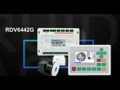 RUIDA RDV6442S controlador de visión pequeña con láser de CO2, sistema de control de grabado de doble cabeza