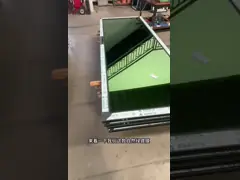 dark green reflective glass