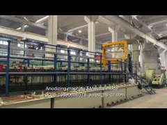 Automatic Electroplating Coloring Anodizing Machine For Aluminum