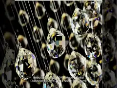 Hotsale projects crystal chandelier led luxury living room staircase chandeliers ceiling hanging light