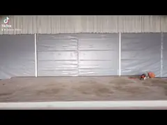 China 15x35m Premium White Marquee Tent PVC A Frame Party Tent With Stage And Linings for sale