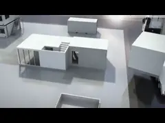 20ft Flat Pack Prefab Container House Casa modulare facile da assemblare