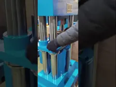 Aluminium Alloy Sleeve Hydraulic Steel Wire Rope Press Machine with 600KN Max Force