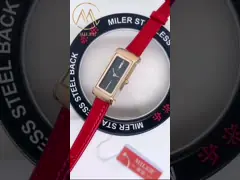 China Fashion Leather Strap Quartz Watch Stylish White Dial Watches Custom Engraving for sale