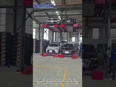 AA4C 8 posts 6 cars parking lift auto storage system auto hoist 2+2 triples cars parking lift