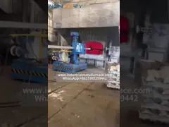 Large mobile aluminum online degassing and refining machine